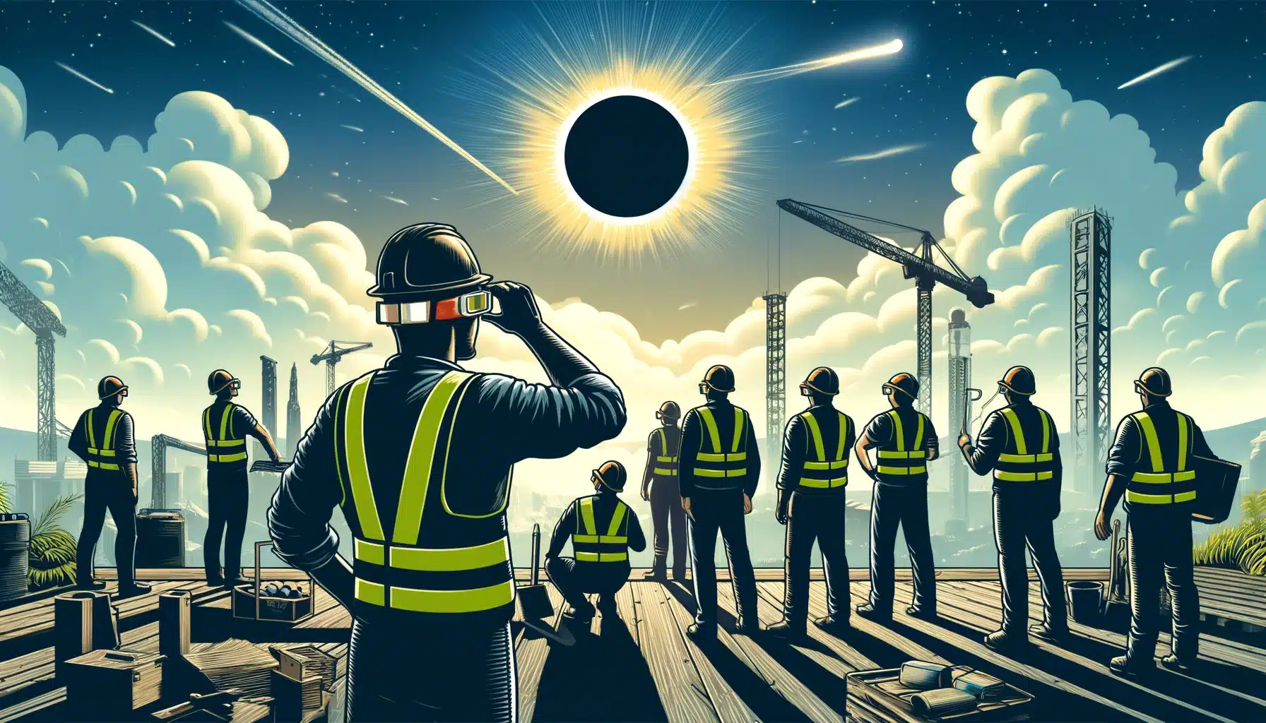 Safety Protocols for Solar Eclipses on Construction Sites - Exceed Safety